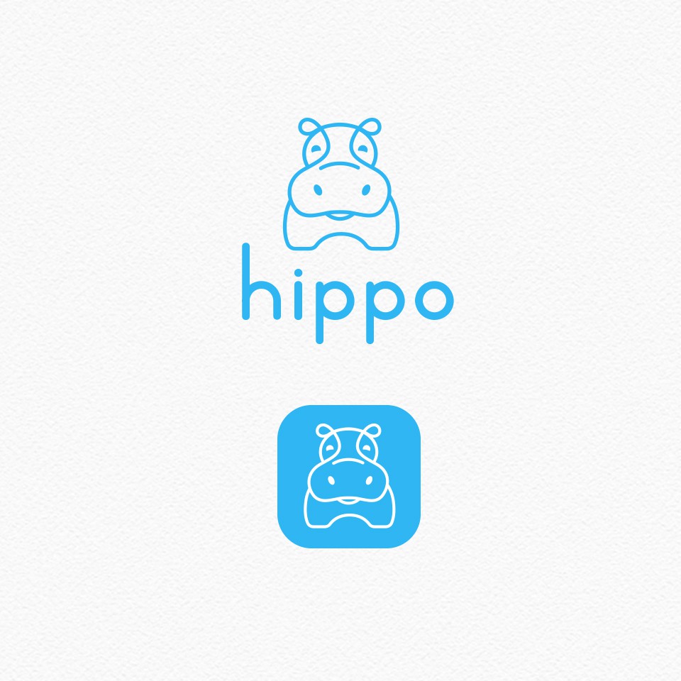 Hippo Logos - Free Hippo Logo Ideas, Design & Templates