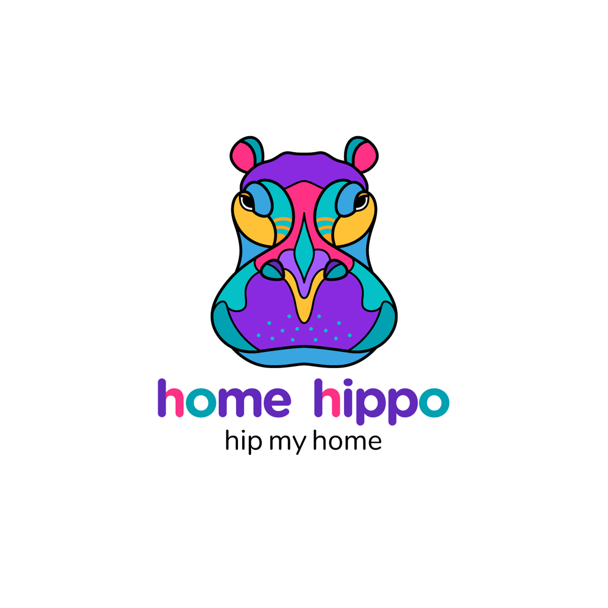 Hippo Logos - Free Hippo Logo Ideas, Design & Templates