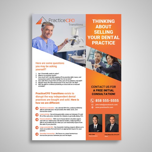 Designs | PracticeCFO Transitions Flyer | Postcard, flyer or print contest