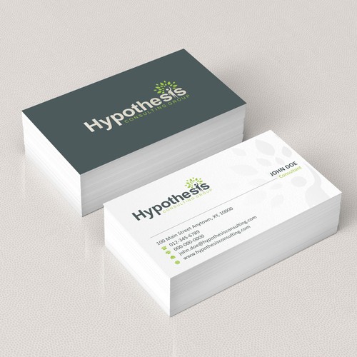 Create a Business Card for a Start Up Consulting Company | Business ...