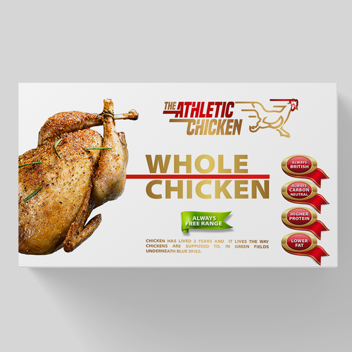 Designs | THE ATHLETIC CHICKEN - POWERFUL PACKAGING NEEDED! | Product ...