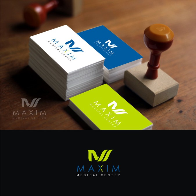Please, design a cool medical logo for our lovely Maxim Medical Center ...