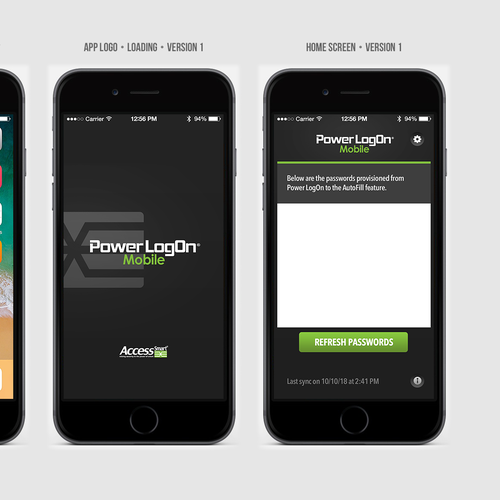 Power LogOn Mobile App | App design contest