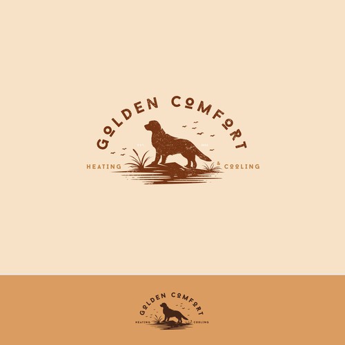 Designs | Design a Dog themed logo for a new heating and air ...