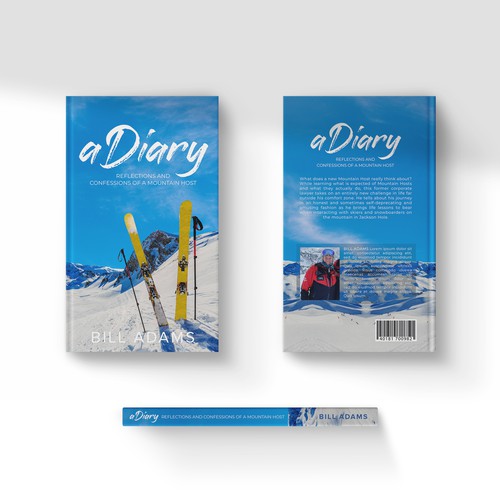 Designs | Book Cover Design for a book about skiing at Jackson Hole ...