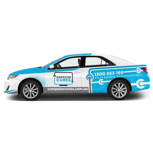 Design a world class Car Wrap for Computer Repair and IT Support ...