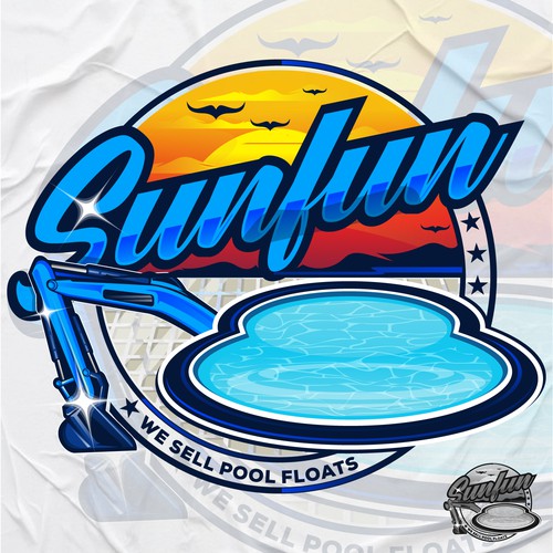 Designs | We need a Logo Design for Our Pool Float Company - SunFun ...