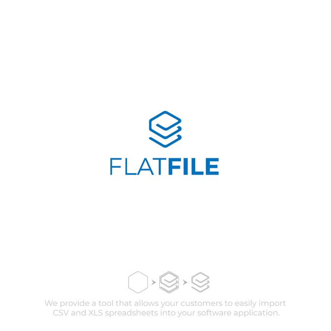 Design a clean minimalist logo for Flatfile.io | Logo design contest