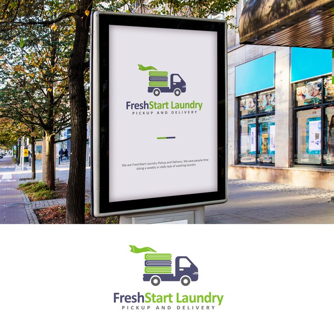 wash & Fold pick up & delivery laundry service. like green and Purple ...
