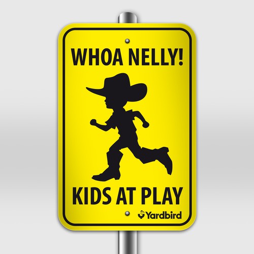 Children At Play Sign with Illustration | Illustration or graphics contest