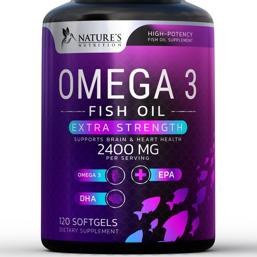 Designs | Omega 3 Fish Oil Design needed for Nature's Nutrition ...