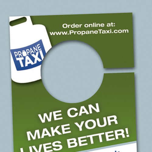 Create a door-hanger for Propane Taxi | Postcard, flyer or print contest