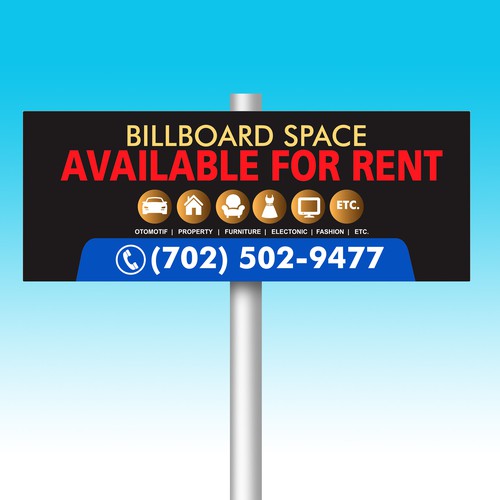 Need an Eye catching Billboard Advertising the Billboard Space ...