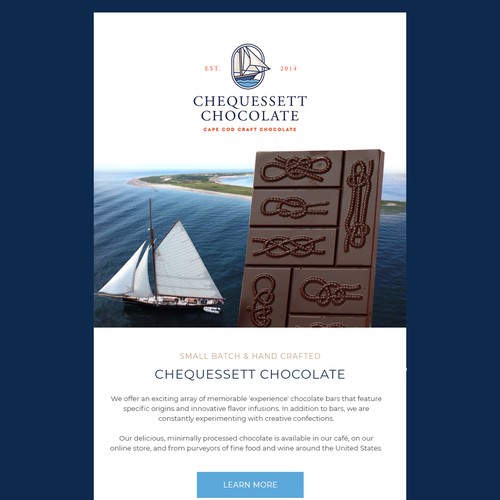Designs | Design a nautical email template for a craft chocolate ...