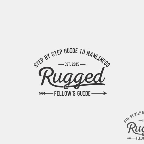 A manly, rugged, and tough logo with a touch of refined vintage ...