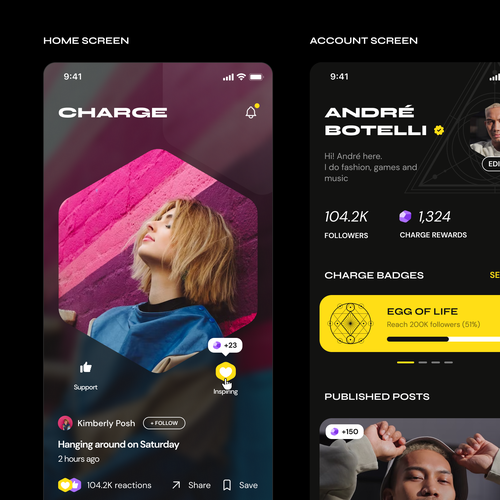 Designs | Web3 Social Platform for Creators and Creatives - minimal and ...