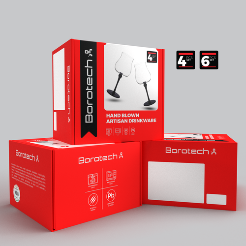 Designs | eye catching glassware box designing , | Product packaging ...