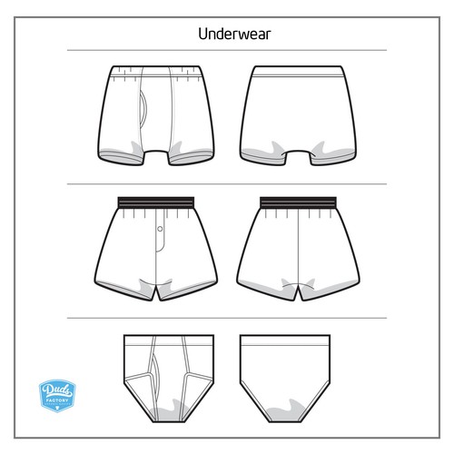 Seeking technical apparel (techpack) drawings for underwear. | Clothing ...