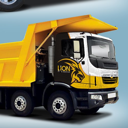 Lion Truck Wrap | Car, truck or van wrap contest