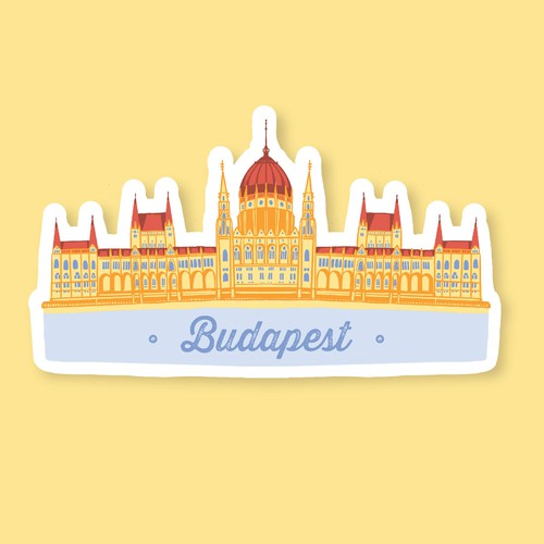 Designs | Budapest Sticker contest for the coolest Luggage stickers ...