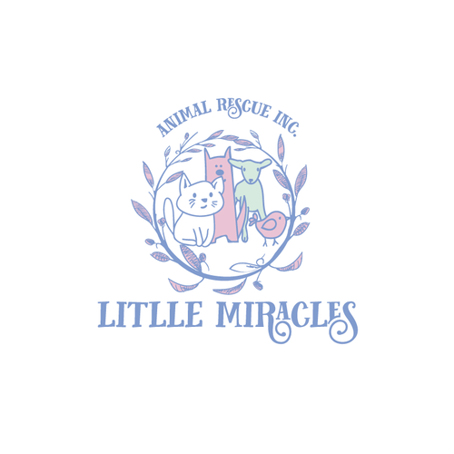 Designs | Pretty/cute logo for an animal rescue that specializes in ...