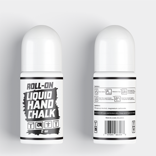 Designs | Product label for liquid hand chalk | Product label contest