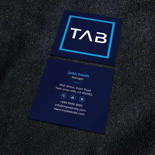 TAB Business Card | Business card contest