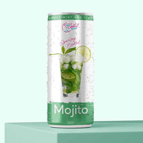 Designs | Mojito cocktail can label | Product label contest