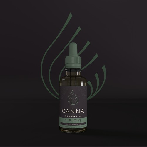 Designs | Design a clean and high end label for CBD oil. | Product ...