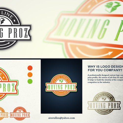 logo for Moving Proz | Logo design contest
