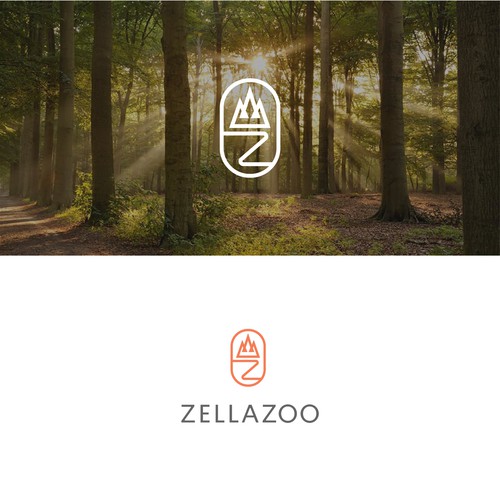 Design a killer logo for ZELLAZOO that renders the competition ...