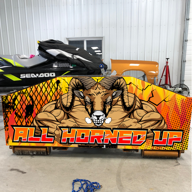 Need a Bad Ass Pulling Truck Graphic with a Ram | Sticker contest