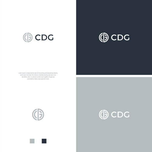 Sleek, Modern & Luxury Logo for CDG | Logo design contest