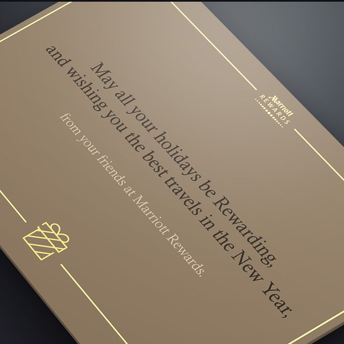 Holiday Greeting Card - Marriott Rewards | Card or invitation contest