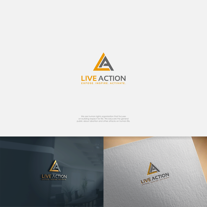 Create a wordmark for active pro-life organization Live Action | Logo ...