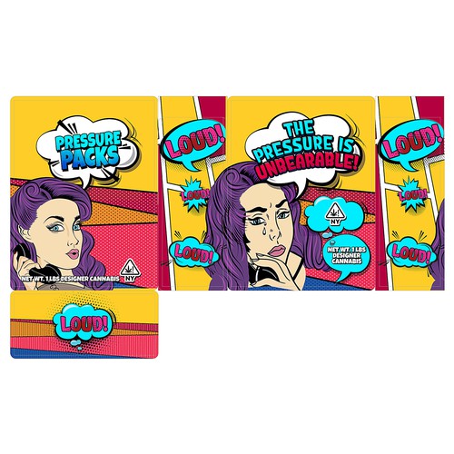 Designs | Pressure Packs packaging revamp. | Product packaging contest