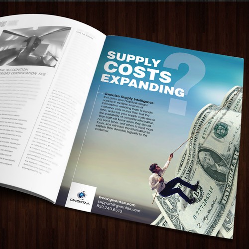 1 page magazine ad for software company | Postcard, flyer or print contest