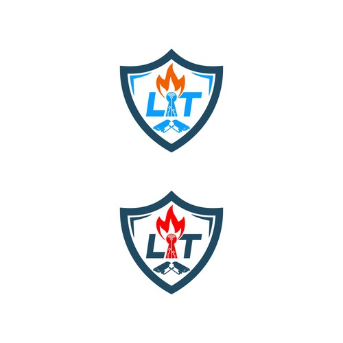 Descriptive logo for "Lit Fire alarm and security" company that ...