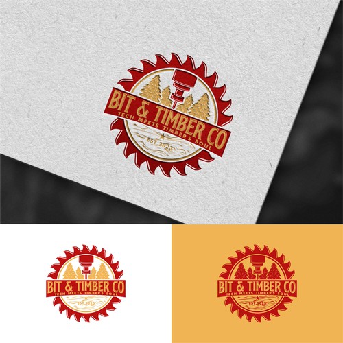 Designs | Design the Future of Craftsmanship: Bit & Timber Co's Logo ...