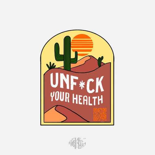 Designs | Vintage Sticker designs for free spirited health coach ...