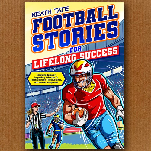Designs | Illustration for American Football book cover design | Book ...