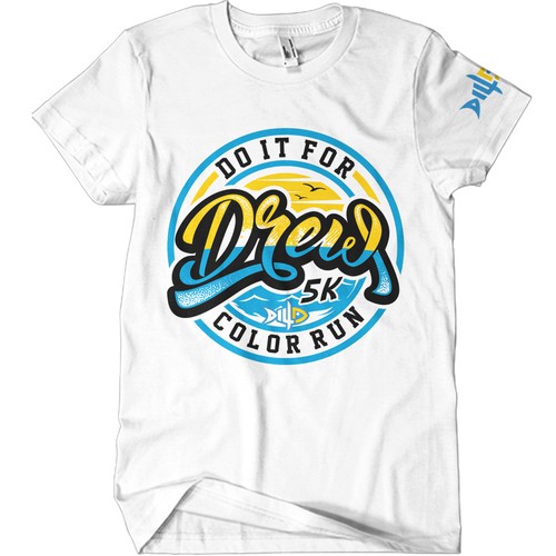 T-shirt design for the Do It For Drew 5K Color Run | T-shirt contest
