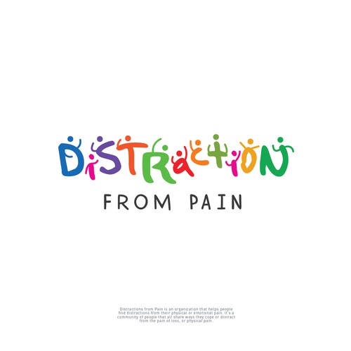 Designs | Distractions from Pain Logo to "distract" users. | Logo ...