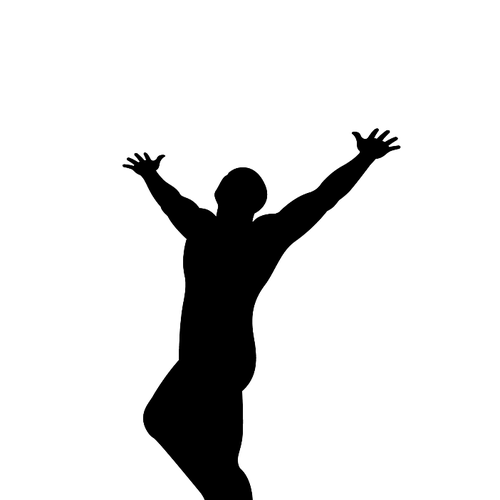 Express the emotion of the 'winning man' | Logo design contest