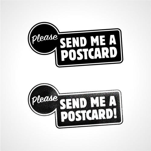 Please send me a postcard | Logo design contest