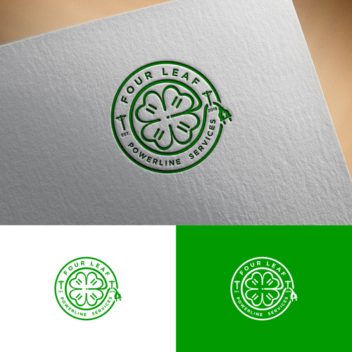 4 Leaf Clover Logo