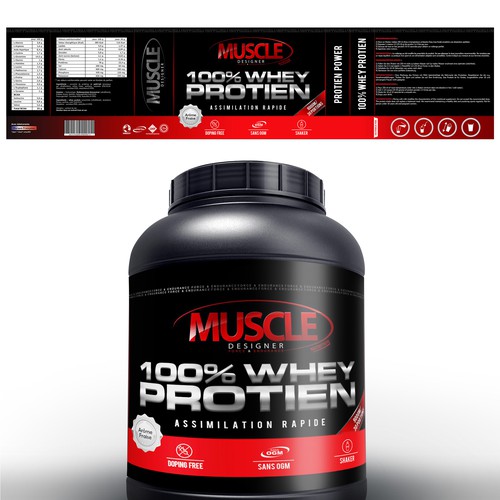 MUSCLE DESIGNER NUTRITION - Label design | Product label contest
