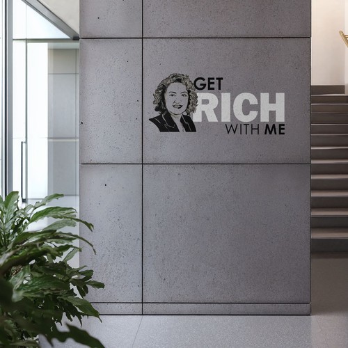 Designs | Sketch of the owner for GET RICH WITH ME Brand | Logo design ...