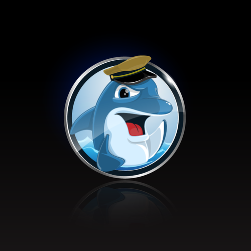 Grumpy Dolphin Cab Driver Cartoon Character | Other Graphic Design contest