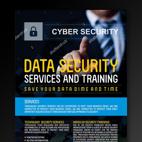 Flyer for Cyber Security Company | Postcard, flyer or print contest